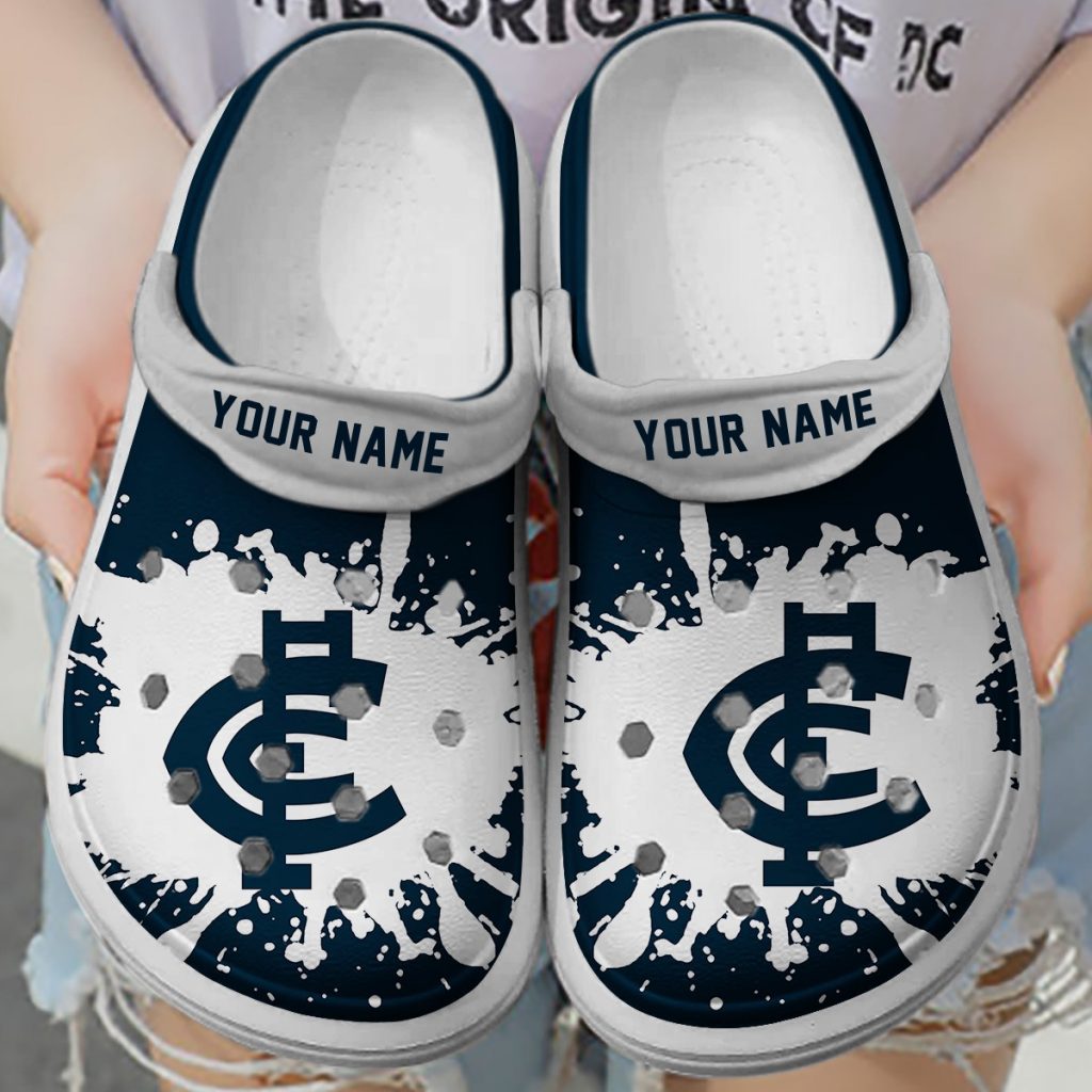Custom Carlton Football Club Crocs v1 - YourGearsNow