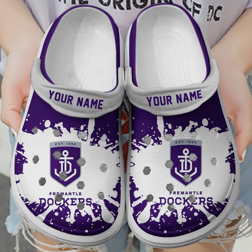 Custom Fremantle Football Club Crocs v1 - YourGearsNow