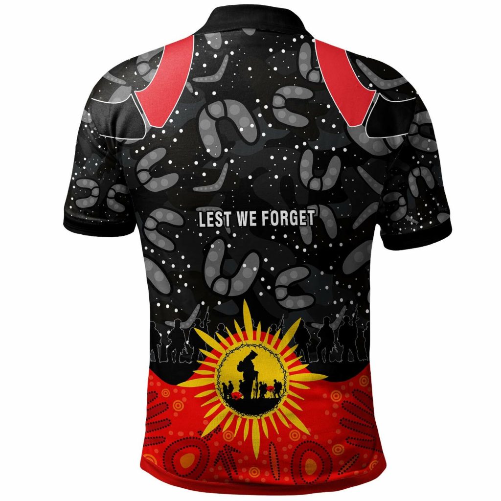 Crusaders Rugby Polo Shirt - Custom Anzac Day Crusaders Lest We Forget ...